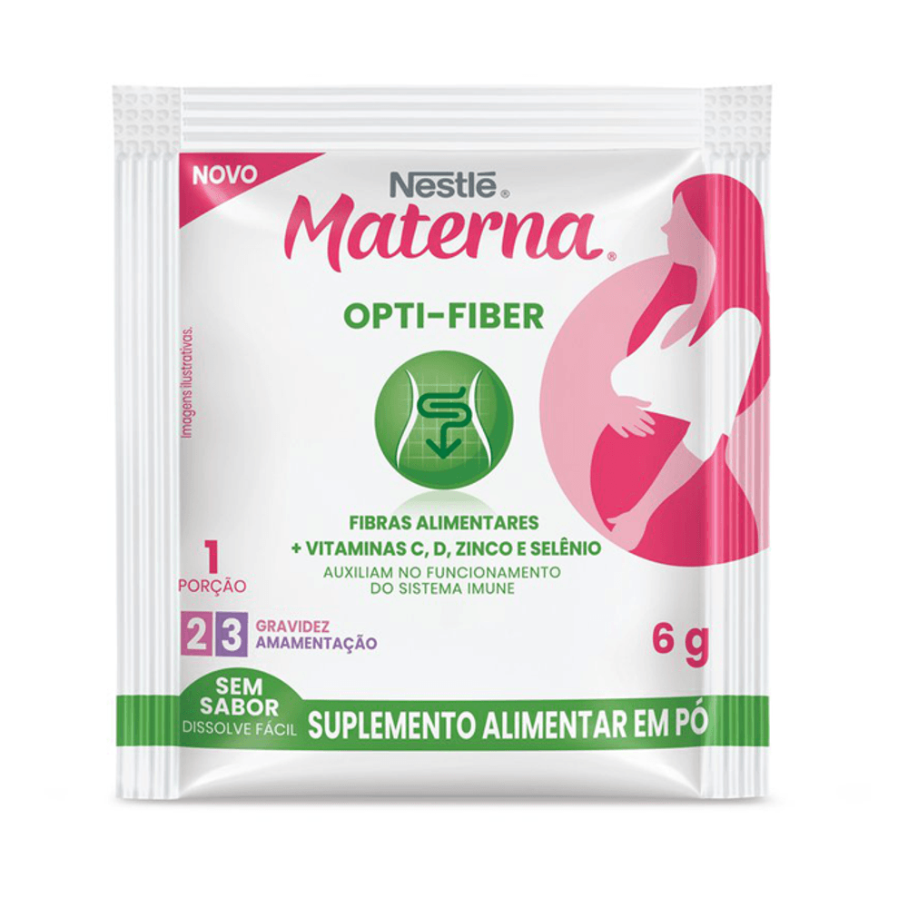 Suplemento Alimentar Opti-Fiber Materna Fibras 60g - Drogarias Pacheco