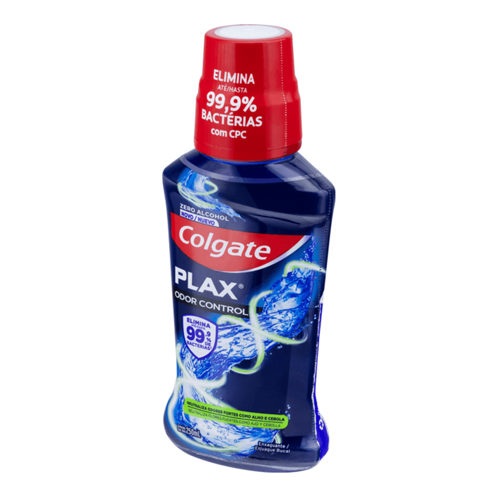 Enxaguante Bucal Colgate Plax Odor Control Zero Álcool 250ml ...