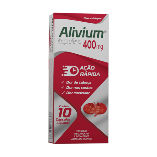 Alivium 400mg Mantecorp Farmasa 10 Cápsulas - Drogarias Pacheco