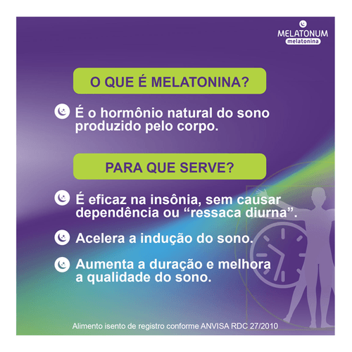 Melatonum Melatonina Sabor Menta 30ml - Drogarias Pacheco