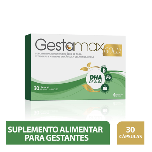 Suplemento Alimentar Gestamax Gold 30 Cápsulas Gelatinosas - Drogarias ...