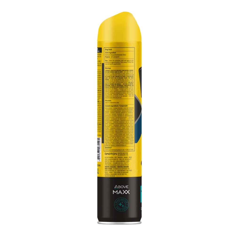 Desodorante Antitranspirante Aerossol Above Men Invisible Sport Energy Maxx 250ml - Drogarias ...