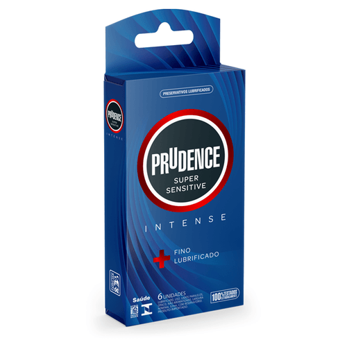 Preservativo Camisinha Prudence Super Sensitive Intense 6 Unidades - Drogarias Pacheco