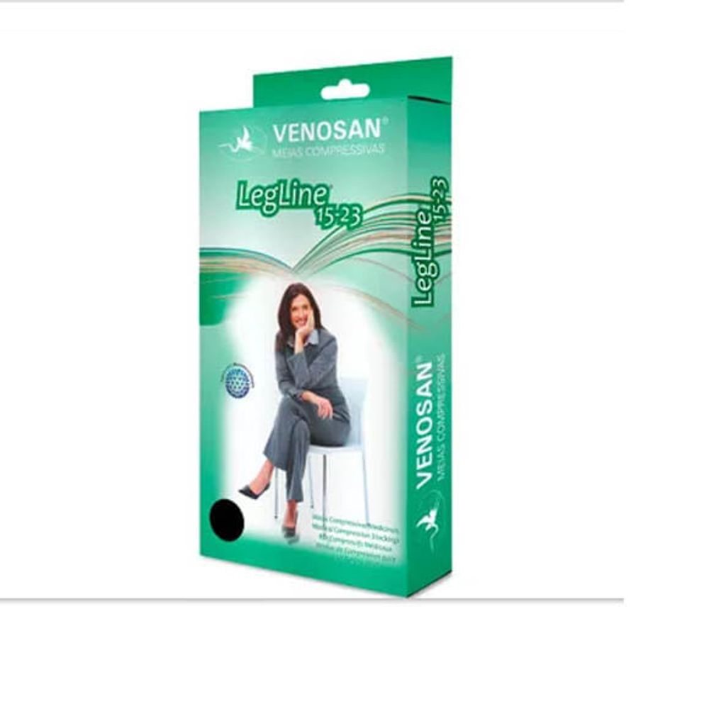 Meia de Compressao Venosan Legline AD Comp 15-23 Pe Fechado Olinda ...