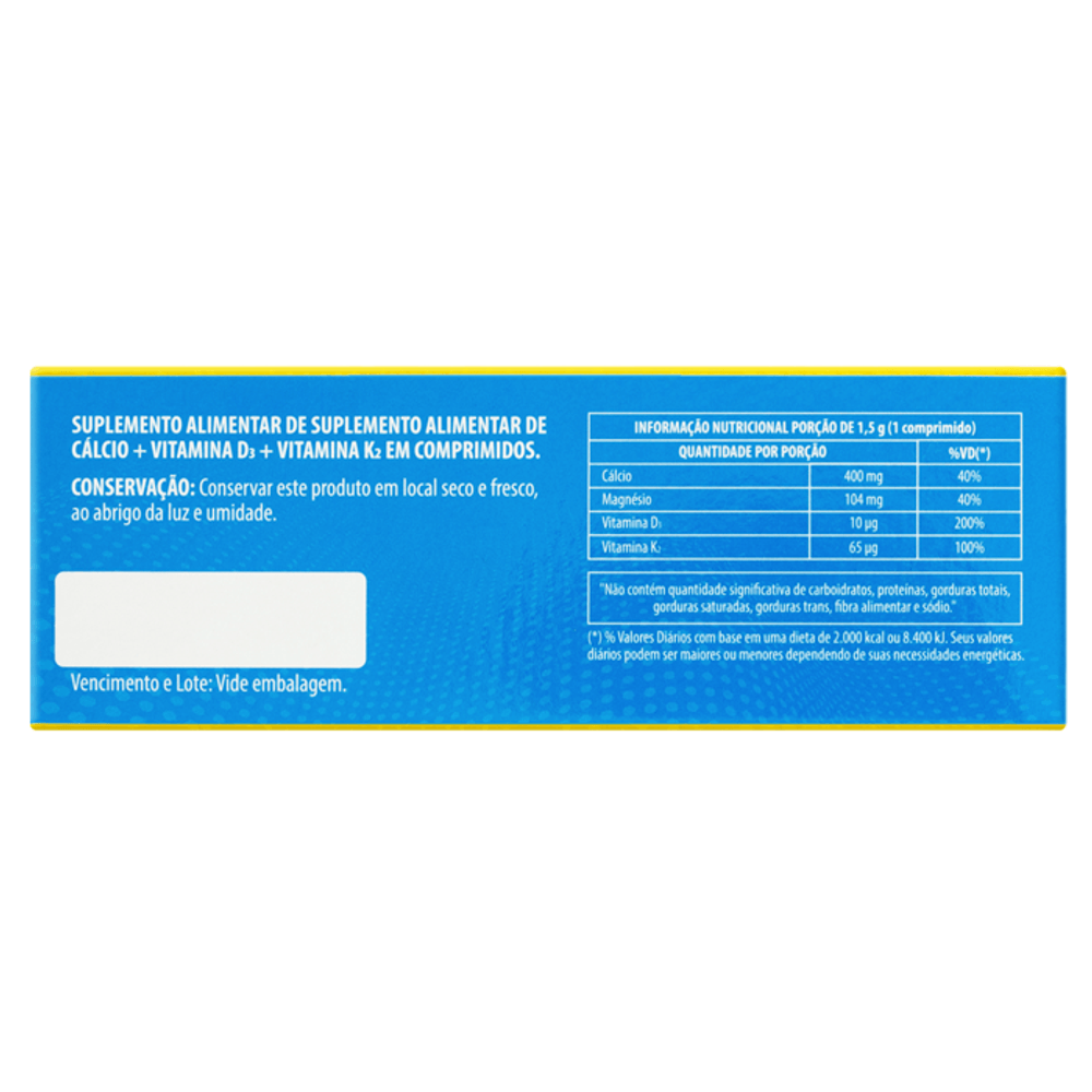 Suplemento Alimentar Bendcal K2 30 Comprimidos - Drogarias Pacheco