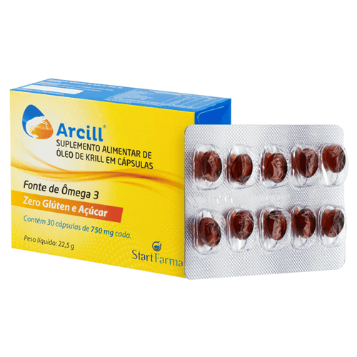 Suplemento Alimentar Arcill 30 Cápsulas - Drogarias Pacheco