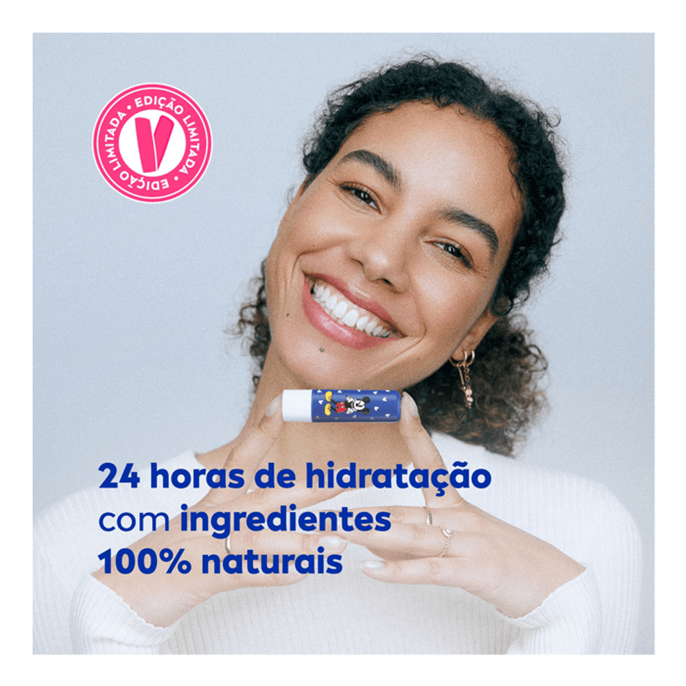 Hidratante Labial Nivea Mickey e Amigos Minnie Original 4,8g ...
