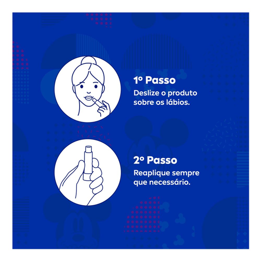 Hidratante Labial Nivea Mickey e Amigos Minnie Original 4,8g ...