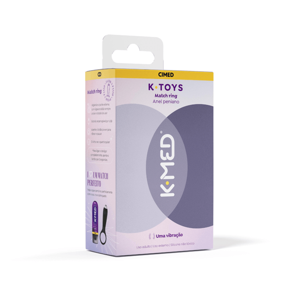 Anel Peniano Vibratório K-Med Sex Education Verde K-Toys 1 Unidade ...