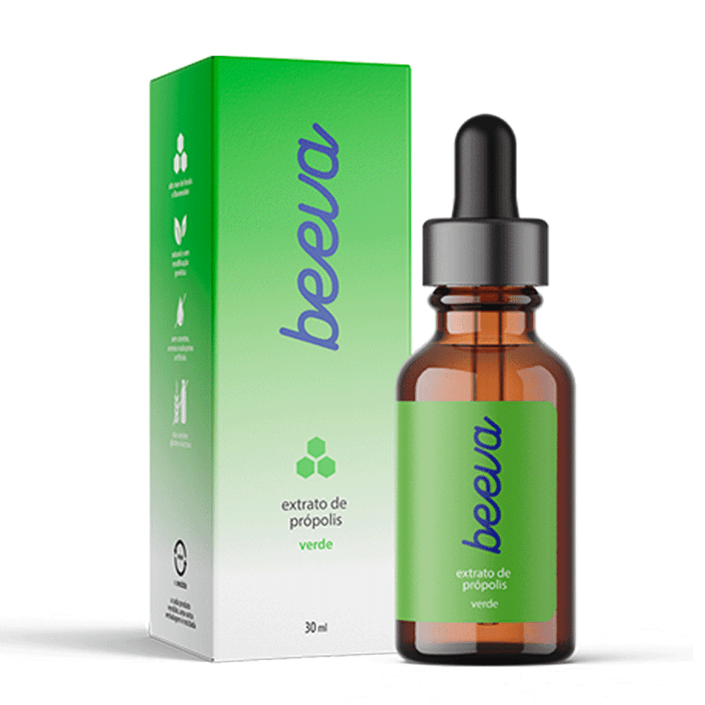 Extrato De Própolis Verde Beeva Conta-Gotas 30ml - Drogarias Pacheco