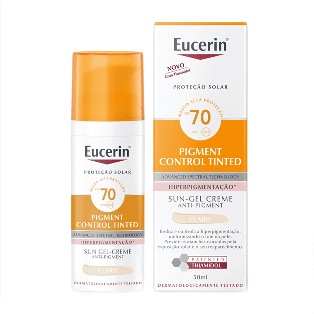 Protetor Solar Facial Eucerin Pigment Control Claro FPS60 50ml ...
