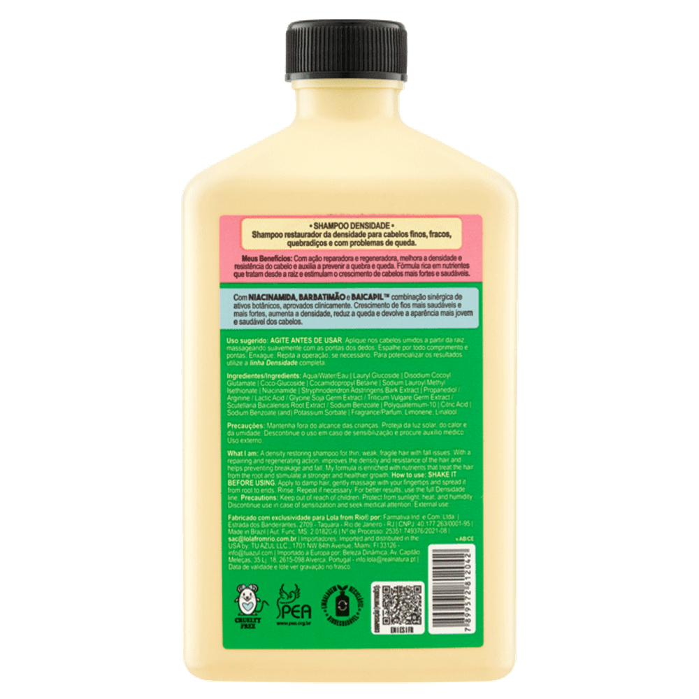 Shampoo Lola From Rio Densidade 250ml - Drogarias Pacheco