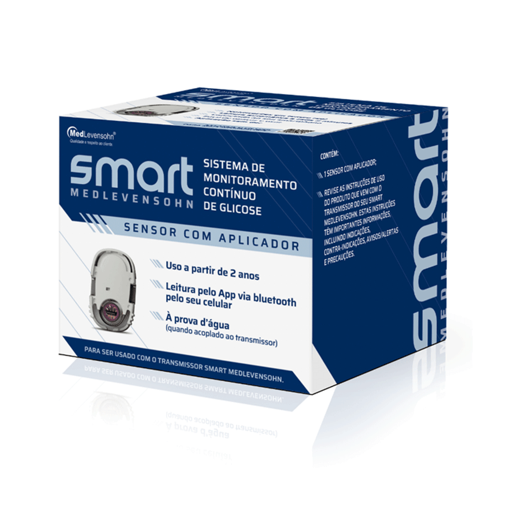 Sensor de Monitoramento Contínuo de Glicose Medlevensohn 1 Unidade ...