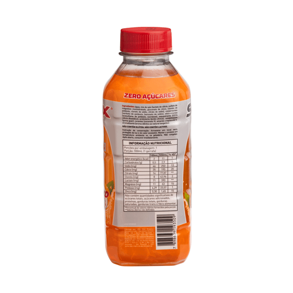Isotônico Sorox Bebida Hidratante Tangerina 8 Íons Zero Açucar 550ml ...