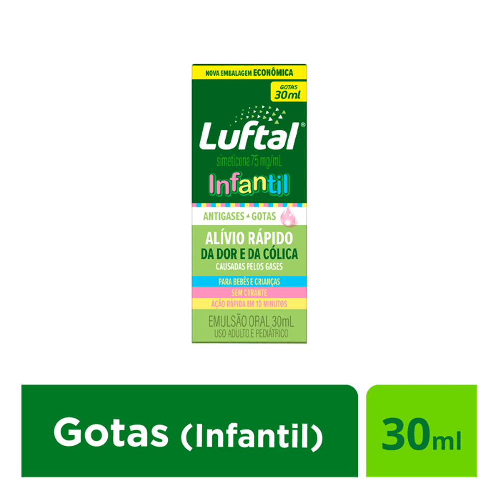 Luftal 75mg/mL Reckitt Benckiser 1 Frasco com 30mL - Drogarias Pacheco