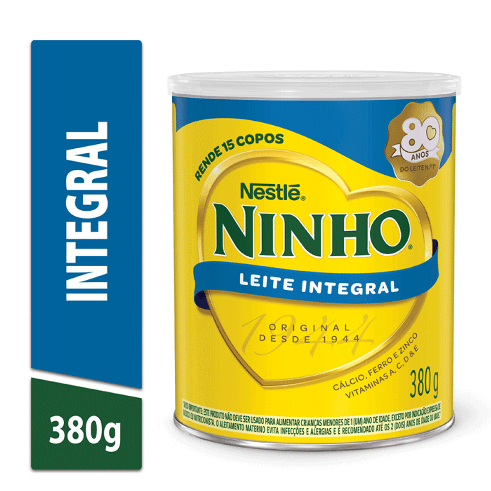 Leite em Pó Ninho Integral 380g - Drogarias Pacheco