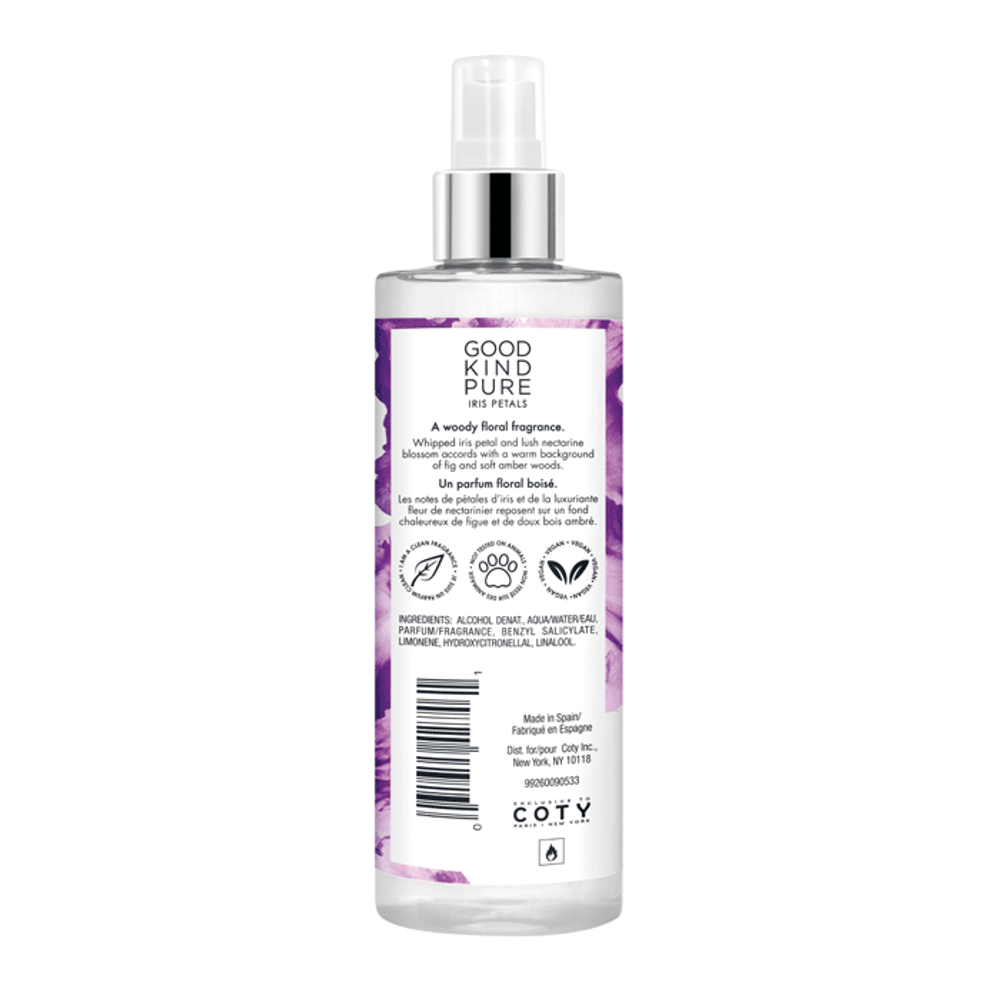 Perfume Good Kind Pure Iris Petals Body Mist Feminino 250ml - Drogarias ...