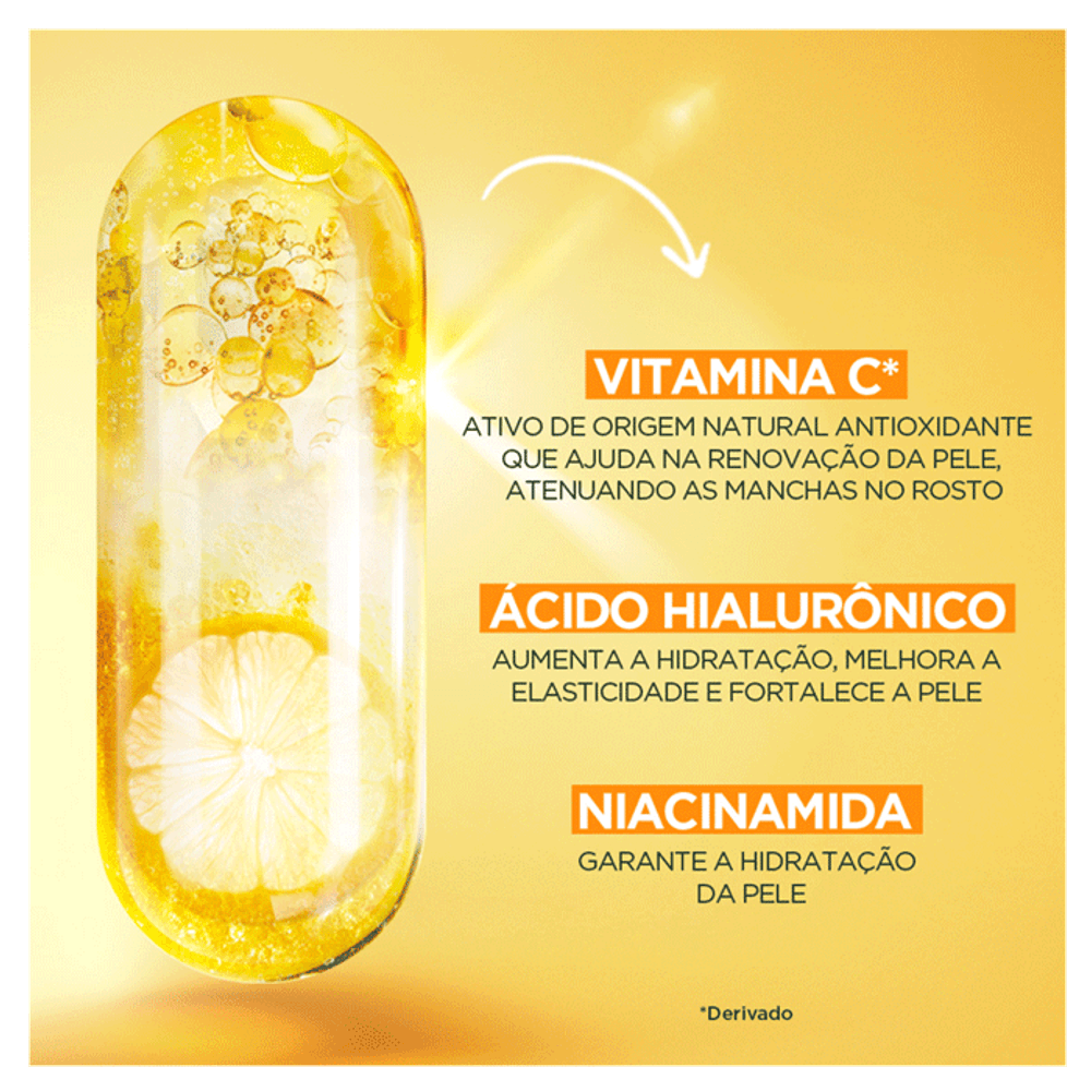 Hidratante em Gel Facial Garnier Vitamina C Toque Seco Antimanchas 85g - Drogarias Pacheco