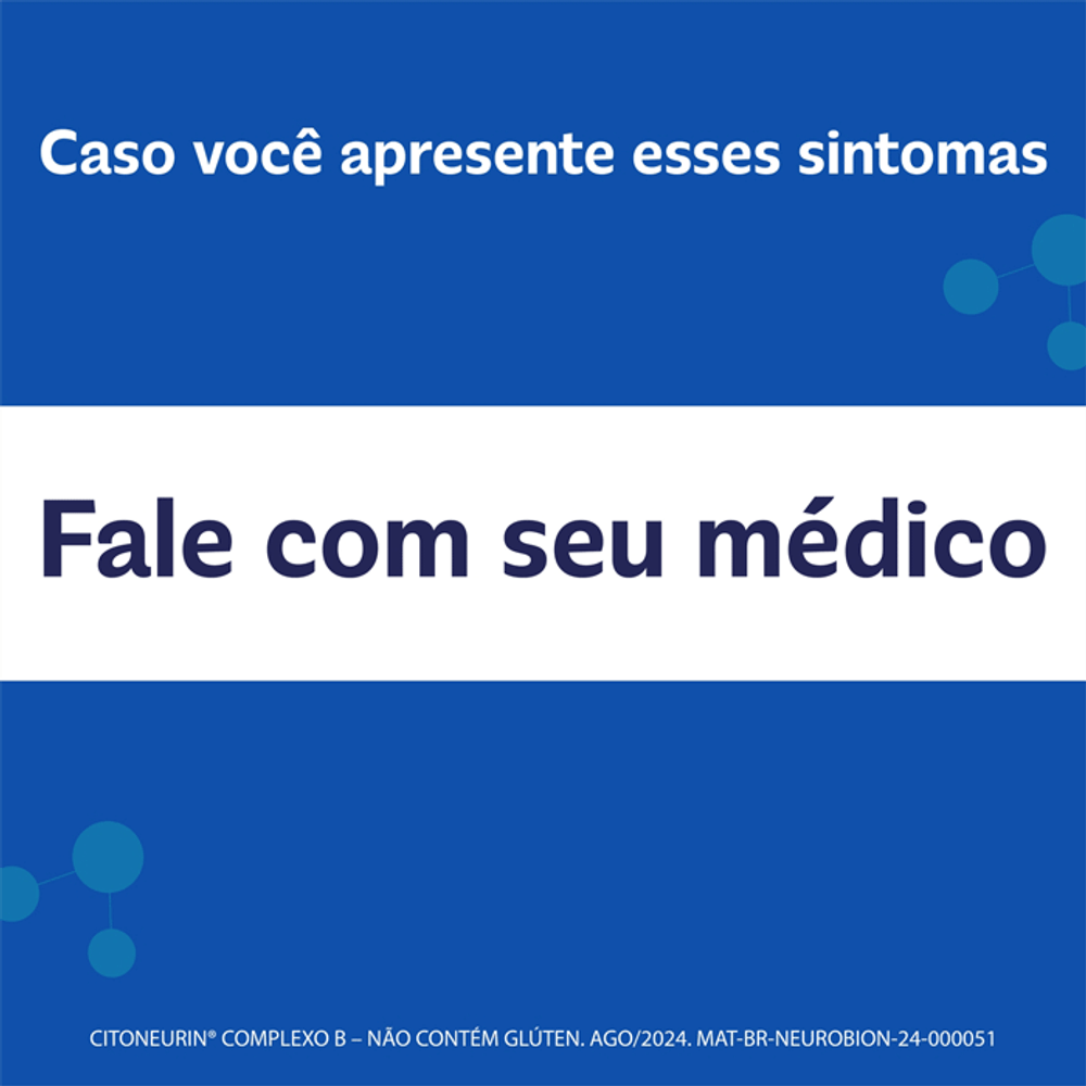 Complexo B Citoneurin 60 Cápsulas - Drogarias Pacheco