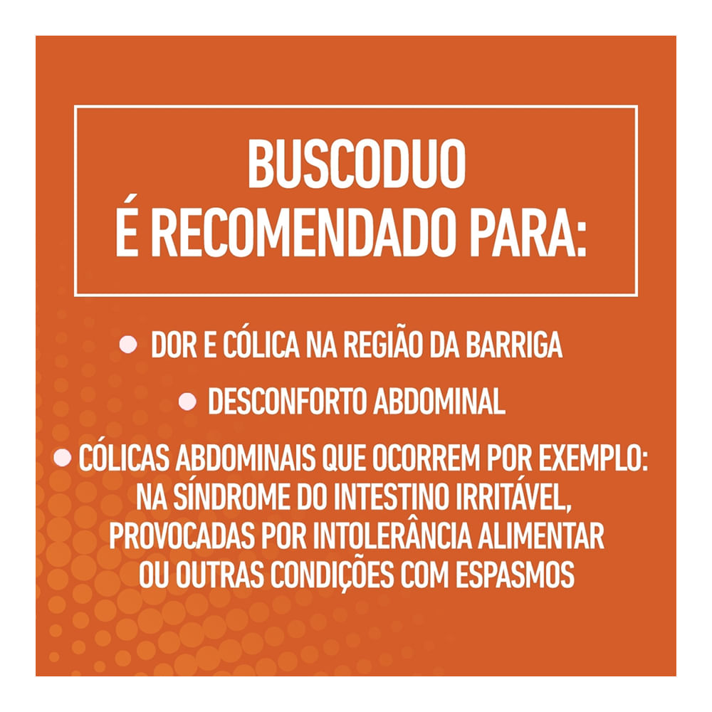 Analgésico Buscoduo 20 Comprimidos Revestidos - Drogarias Pacheco