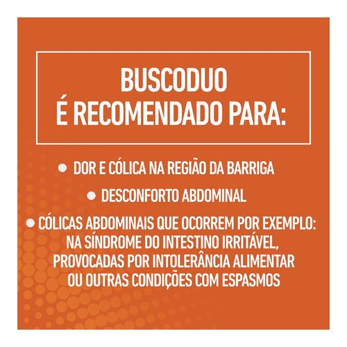 Analgésico Buscoduo 20 Comprimidos Revestidos - Drogarias Pacheco