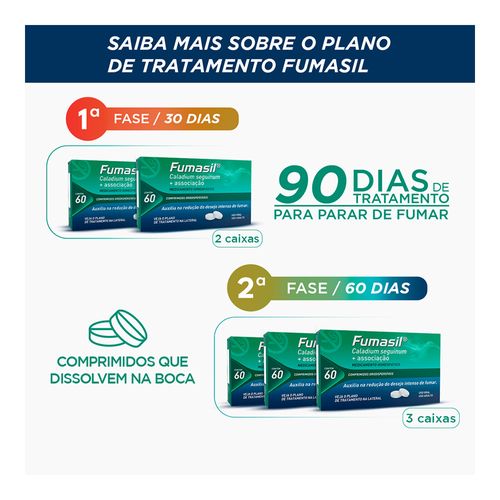 Fumasil 300mg FQM 60 Comprimidos - Drogarias Pacheco