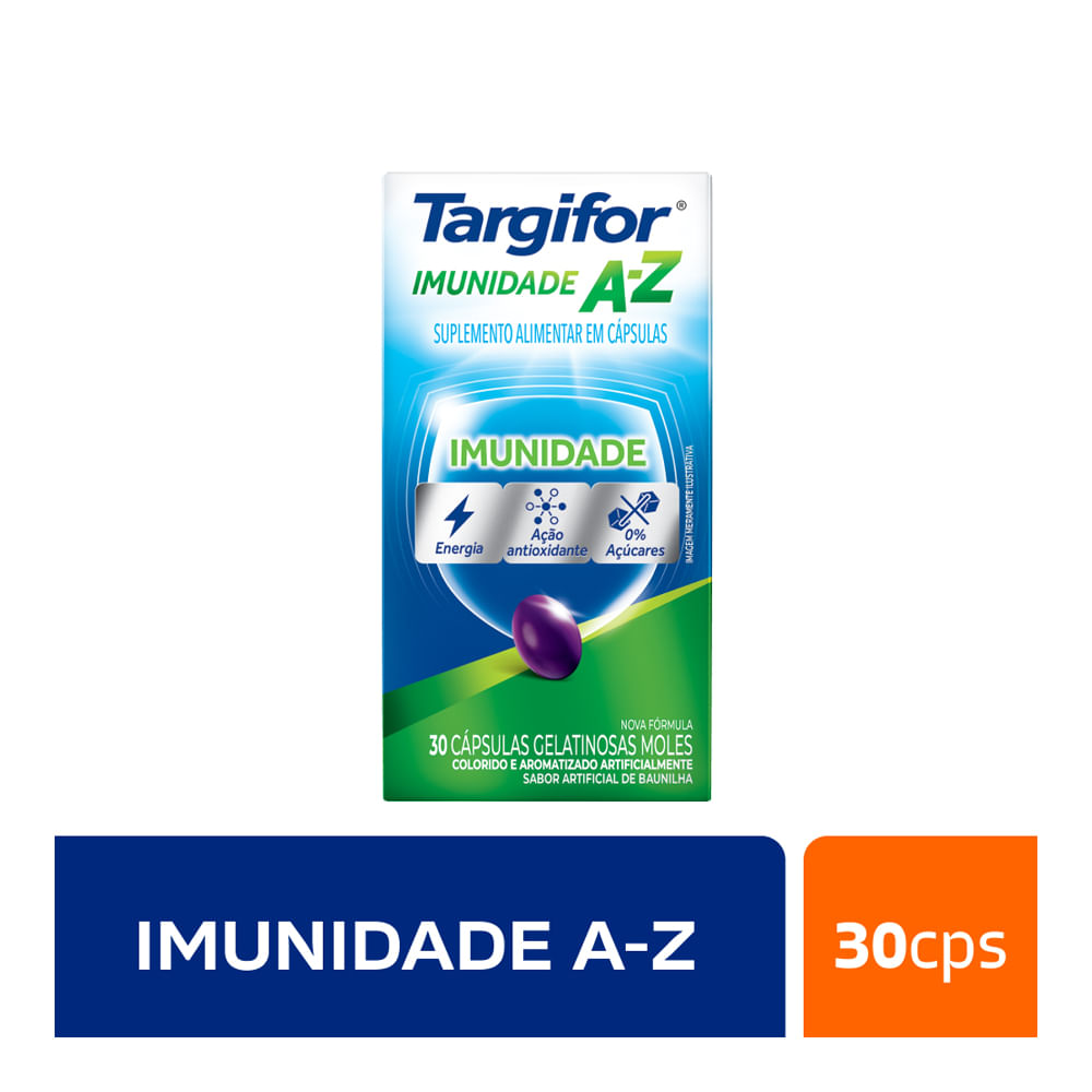 Suplemento Alimentar Targifor Imunidade A - Z 30 cápsulas - Drogarias ...