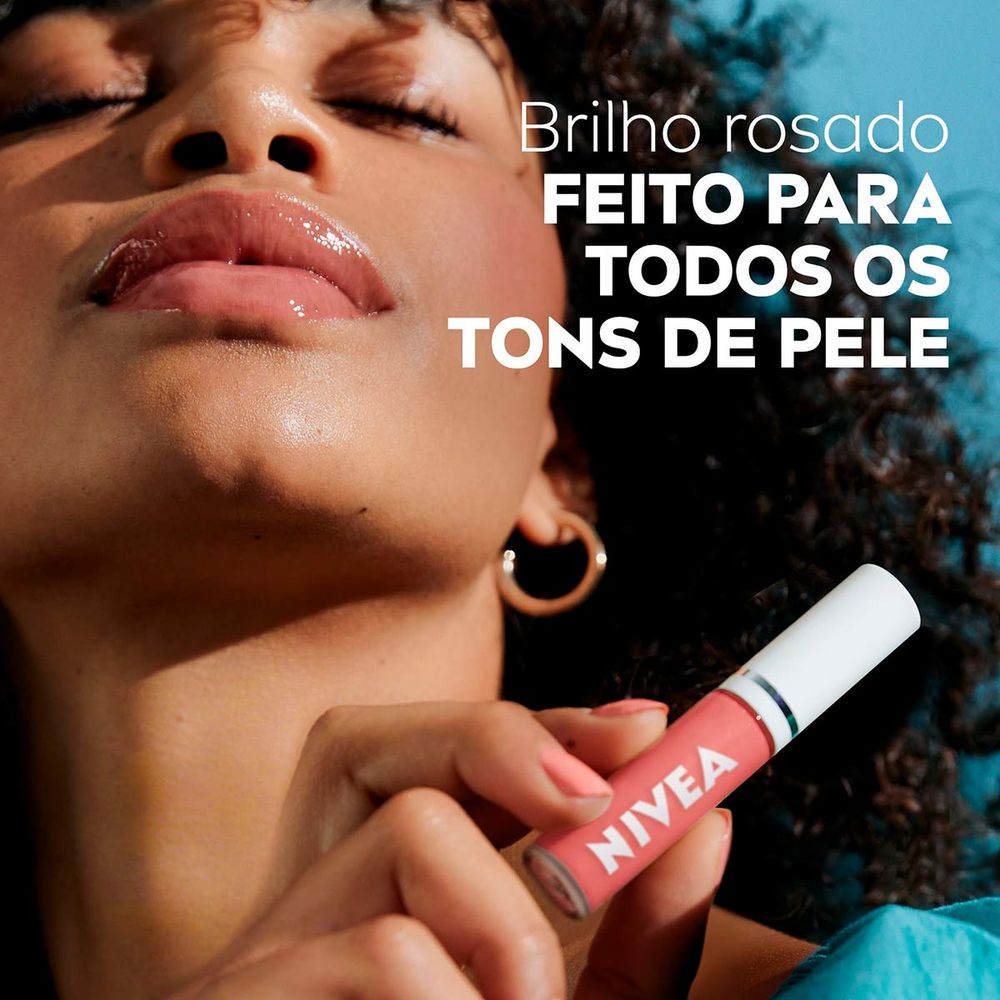 Lip Oil Nivea Rose 5,5ml - Drogarias Pacheco