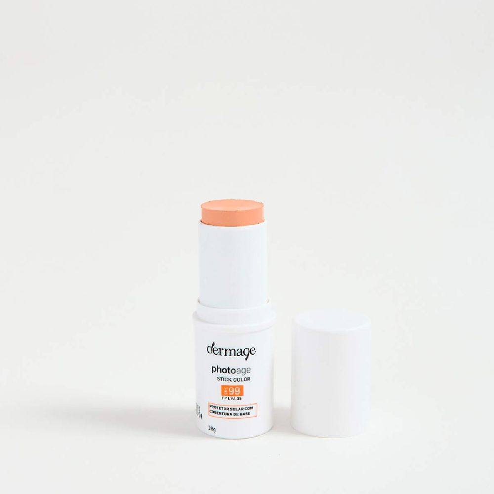 Protetor Solar Facial Dermage FPS 99 Photoage Color Claro 12g Stick ...