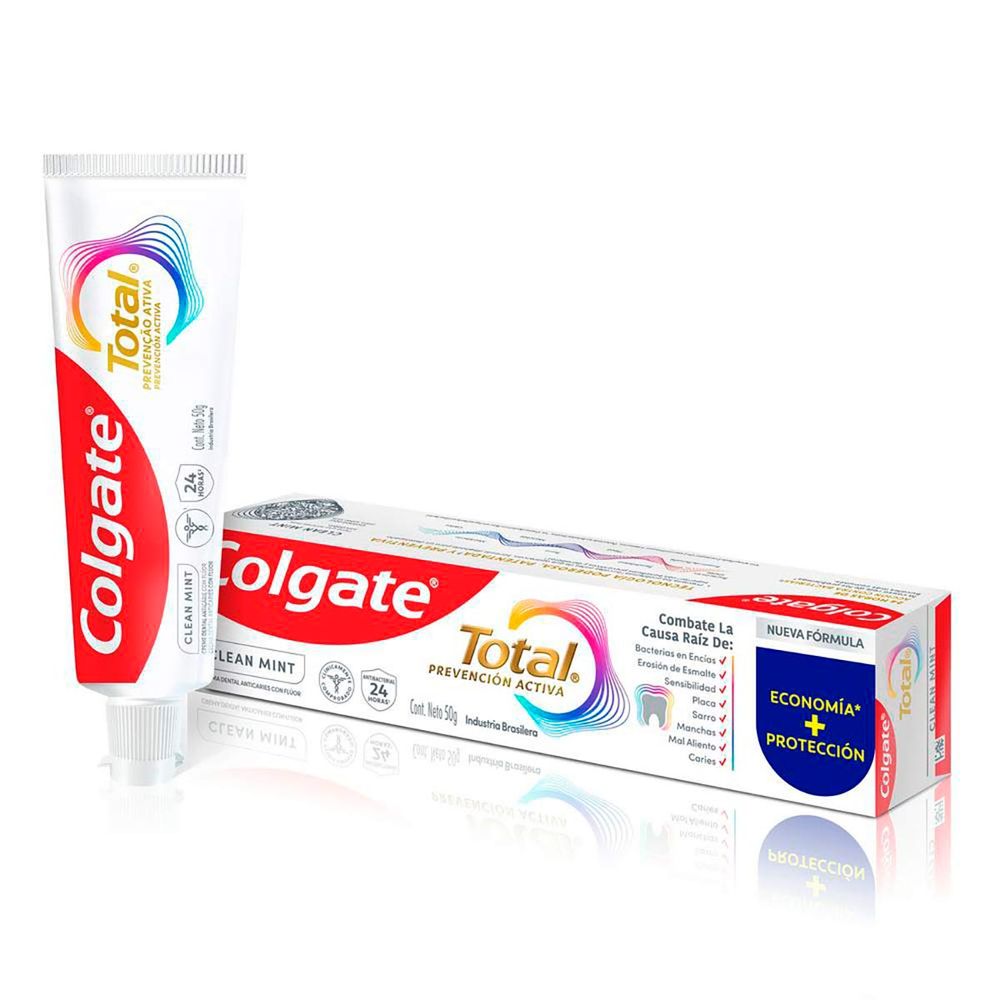 Pasta de Dente Colgate Total Clean Mint 50g - Drogarias Pacheco