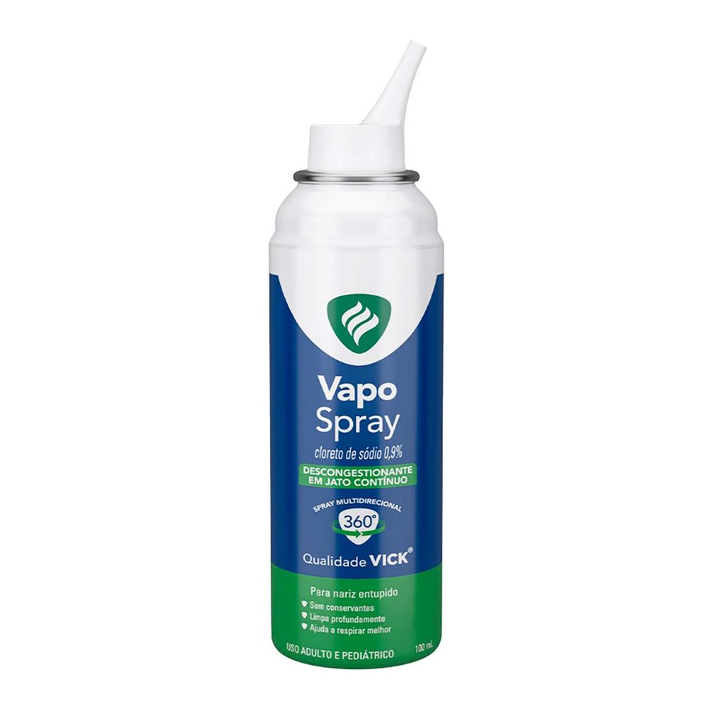 Descongestionante Nasal Vick Vapo Spray 100ml - Drogarias Pacheco