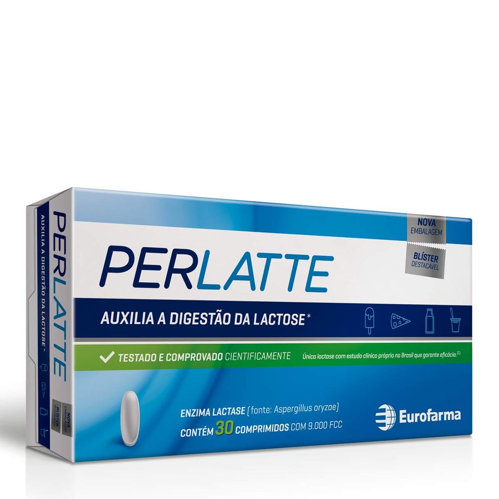 Perlatte Eurofarma 30 Comprimidos - Drogarias Pacheco