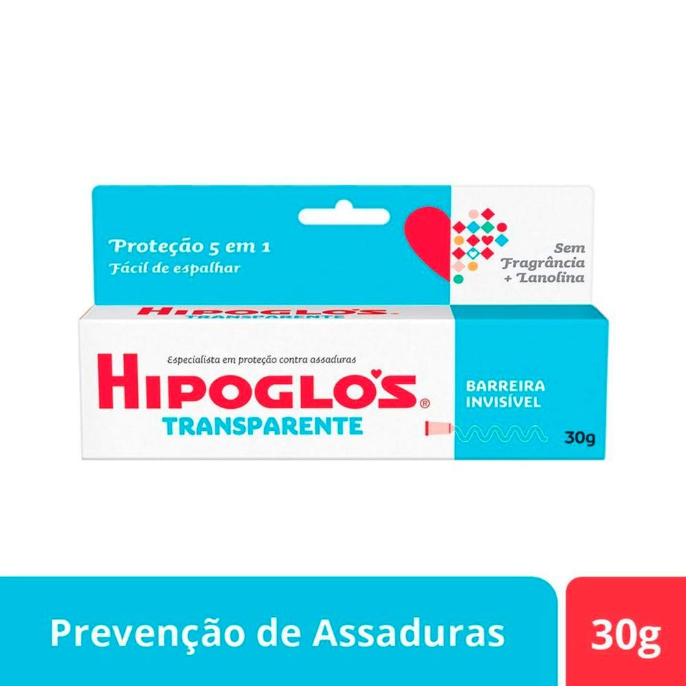 Creme Para Assaduras Hipoglós Transparente 30g - Drogarias Pacheco