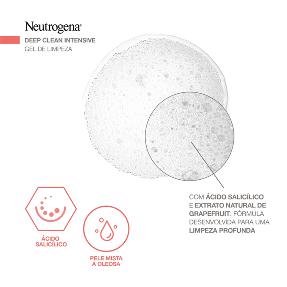 Gel de Limpeza Facial Neutrogena Deep Clean Intensive 60g - Drogarias ...