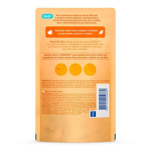 Shampoo de Glicerina Johnson's Baby 180ml Refil - Drogarias Pacheco