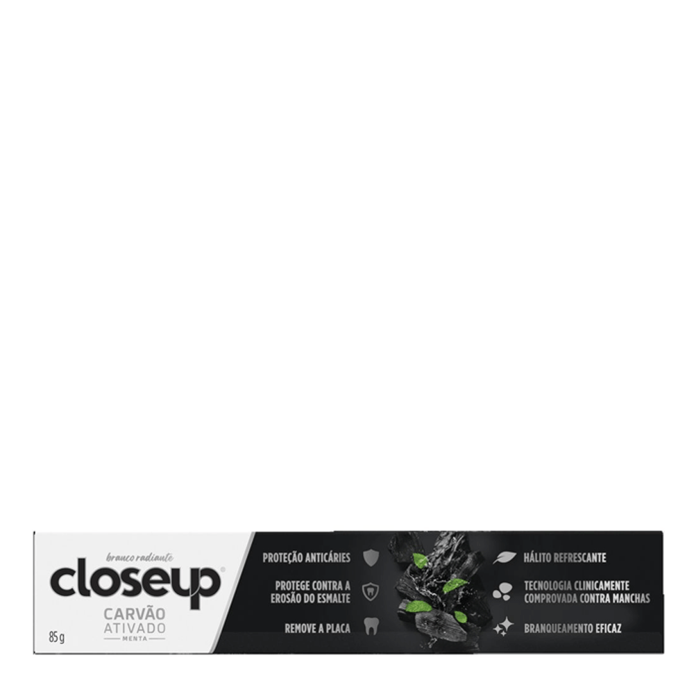 Creme Dental Close Up Carvão Ativado 85g - Drogarias Pacheco