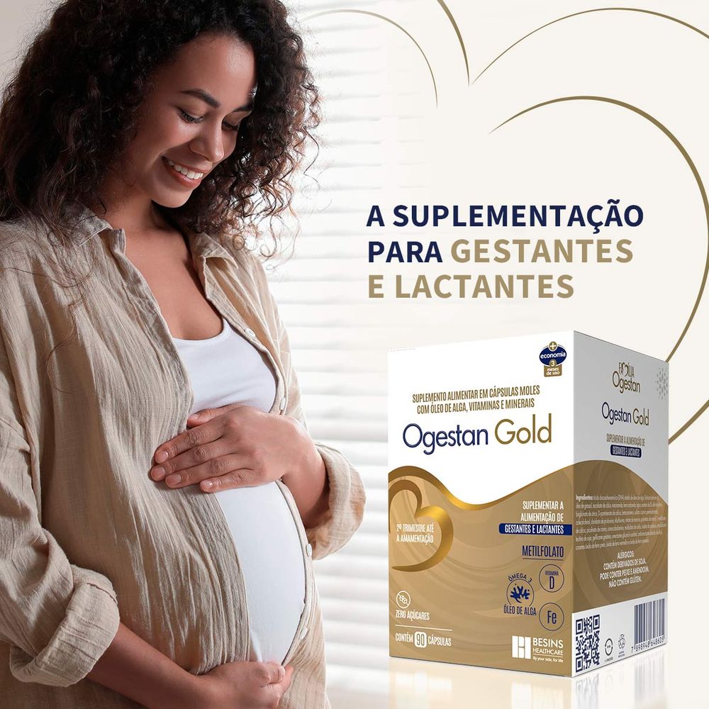 Ogestan Gold 90 Cápsulas - Drogarias Pacheco