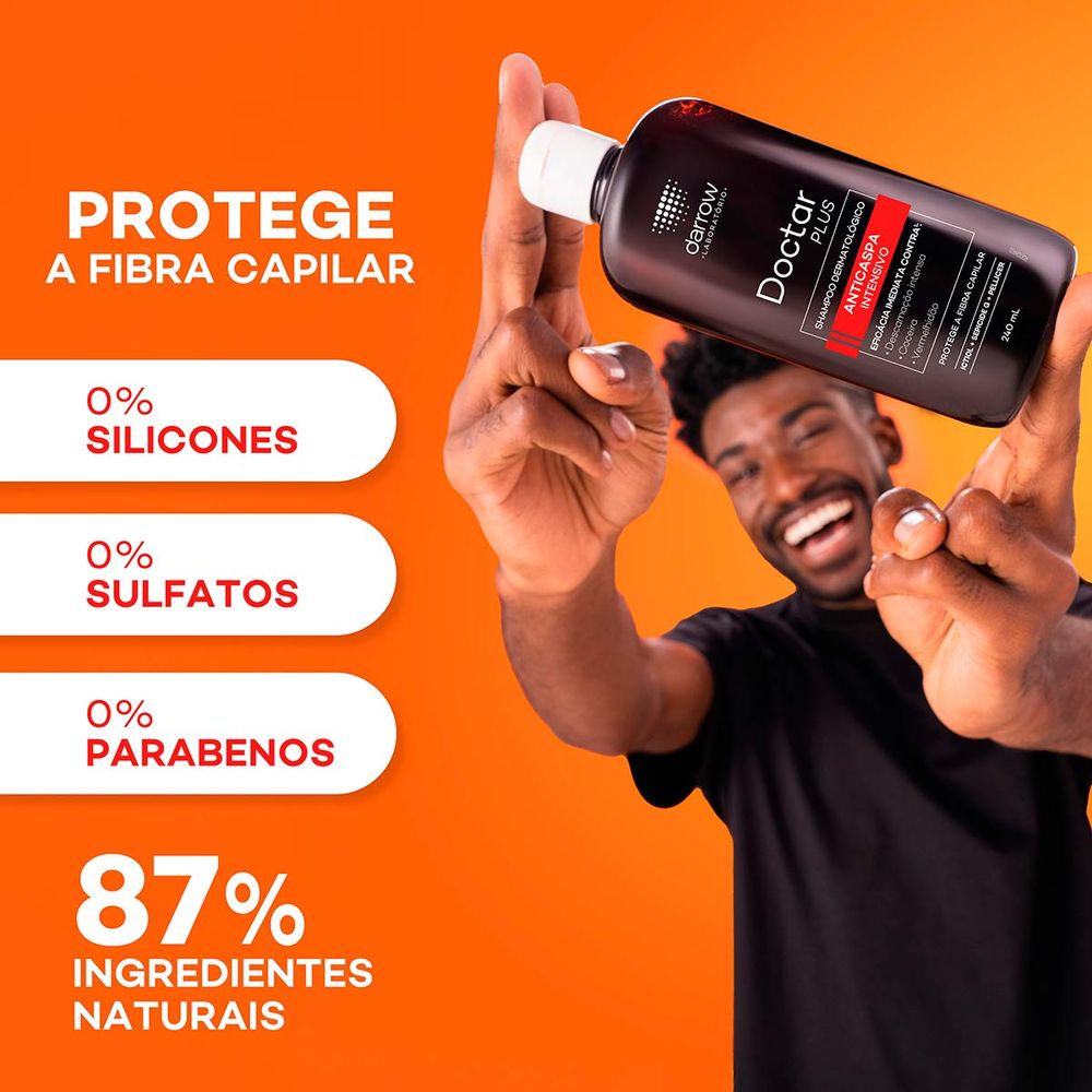 Shampoo Anticaspa Intensivo Darrow Doctar Plus 240ml - Drogarias Pacheco