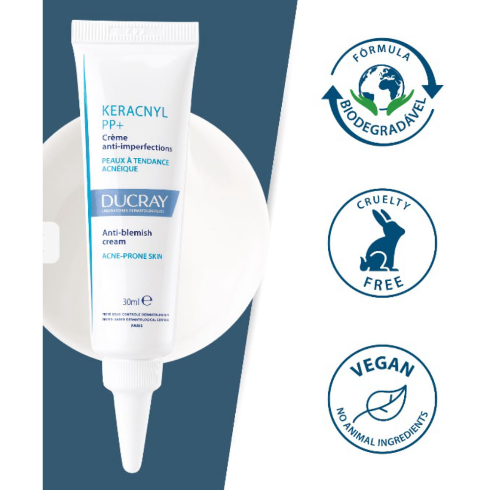 Ducray Keracnyl PP+ Tratamento Antiacne 30ml - Drogarias Pacheco