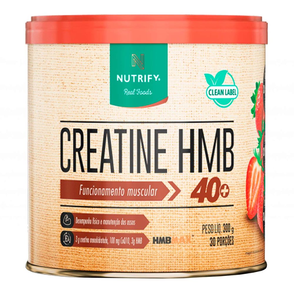 Creatina Nutrify HBM Sabor Morango 350g - Drogarias Pacheco
