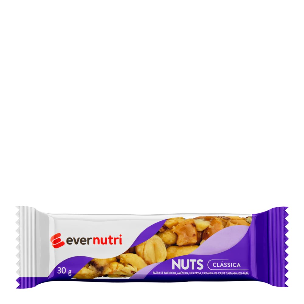 Kit Barra De Nuts Ever Nutri Clássica 30g 12 Unidades - Drogarias Pacheco