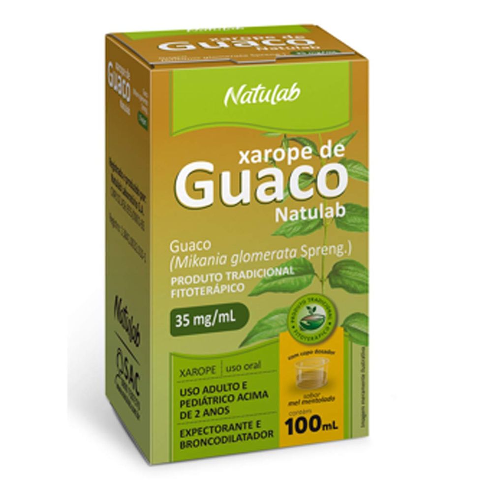 Xarope de Guaco 35mg/ml Natulab 100ml - Drogarias Pacheco