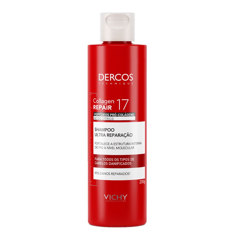 Shampoo Vichy Dercos Collagen Repair 17 200g - Drogarias Pacheco