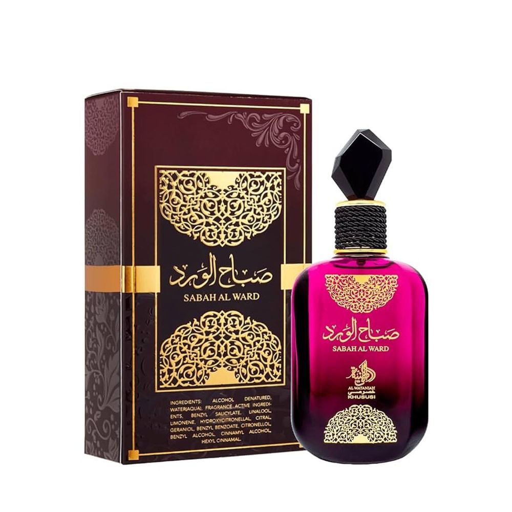 Perfume Sabah Al Ward Al Wataniah Feminino - Edp 100ml Original ...