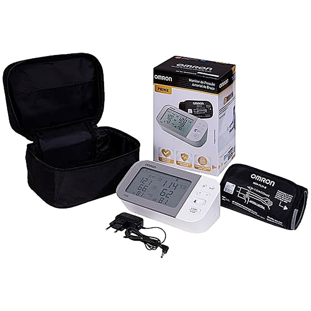 Monitor de Pressão Arterial Omron Prime HEM-7346T - Drogarias Pacheco
