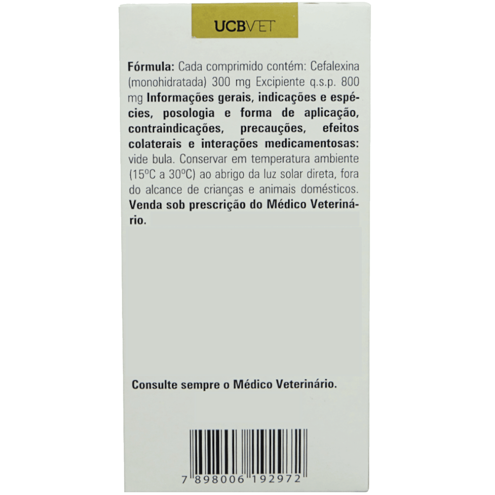 Falexyl 300mg Com 14 Comprimidos Para Cães ucbvet - Drogarias Pacheco
