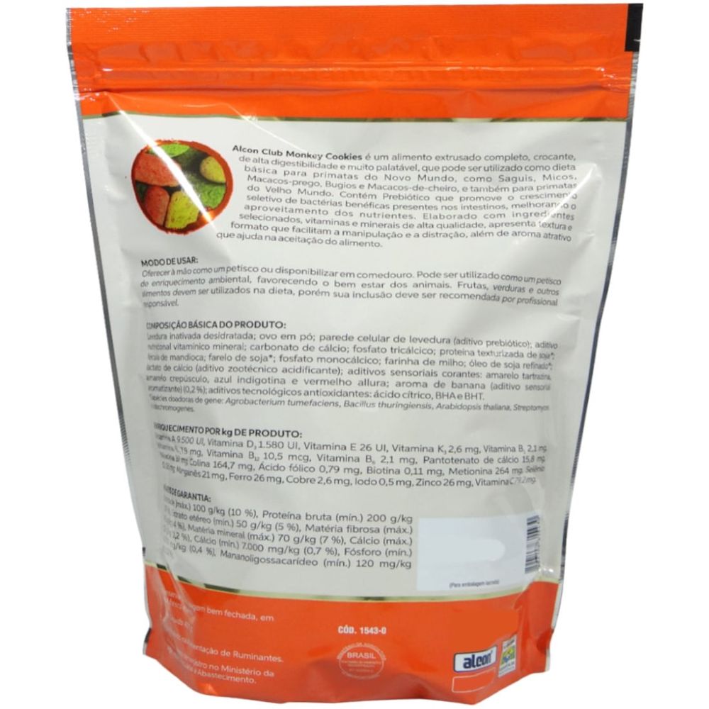 ALCON CLUB MONKEY COOKIES 450G KIT COM 10 - Drogarias Pacheco