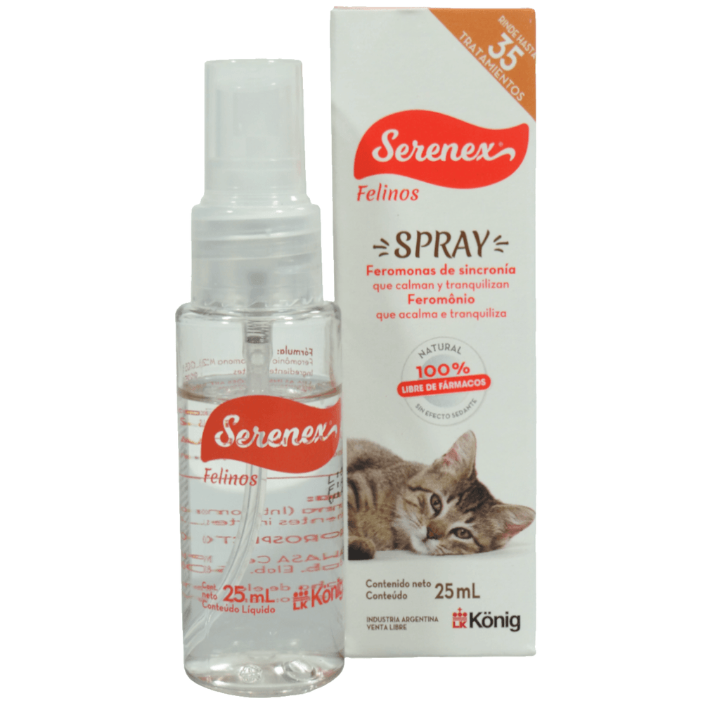 Serenex Spray 25ml Para Gatos Kit Com 5 unidades - Drogarias Pacheco