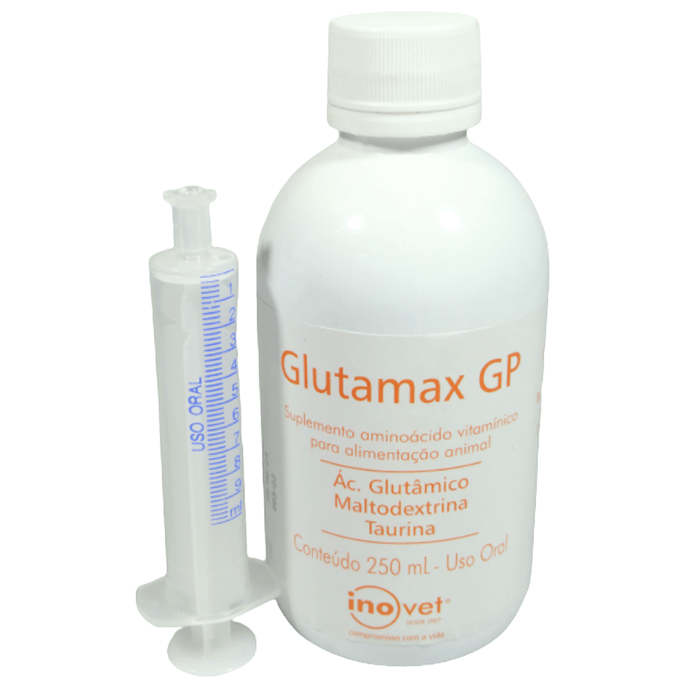 Glutamax GP Suplemento P/ Animais 250ml- Inovet - Drogarias Pacheco