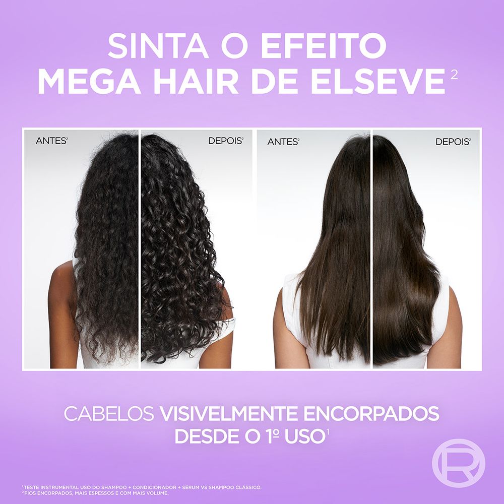 Sérum Capilar Elseve Collagen Lifter Injeção de Massa Aumenta o Volume ...
